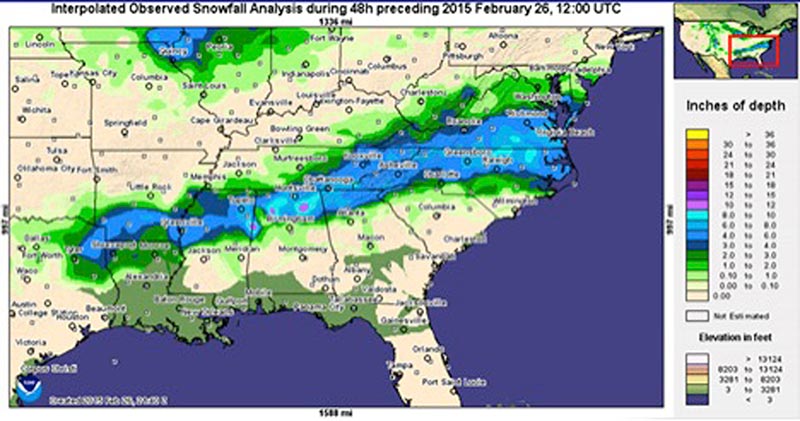 February 2015 second coldest since 1978 – Sowegalive